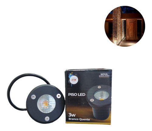 Kit 15 Balizador Embutido de Solo Led 3w Deck | MadeiraMadeira