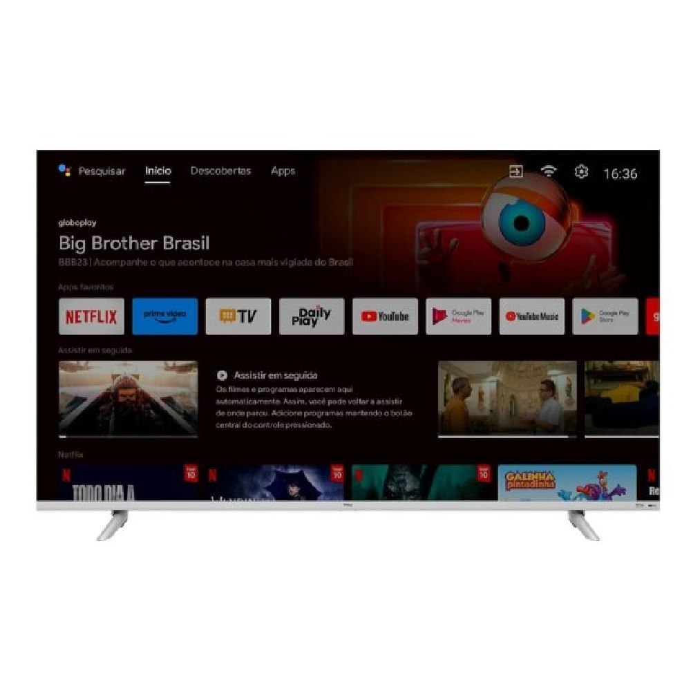 Smart Tv Philco 55" 4k Led Android Ptv55g2sagssbl - Bivolt | MadeiraMadeira