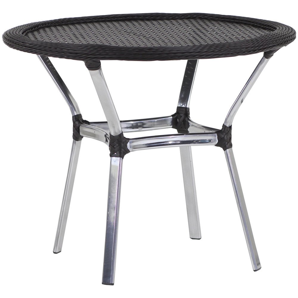 Mesa Emily com o Tampo Tramado em Alumínio - Área, Jardim, Piscina ...