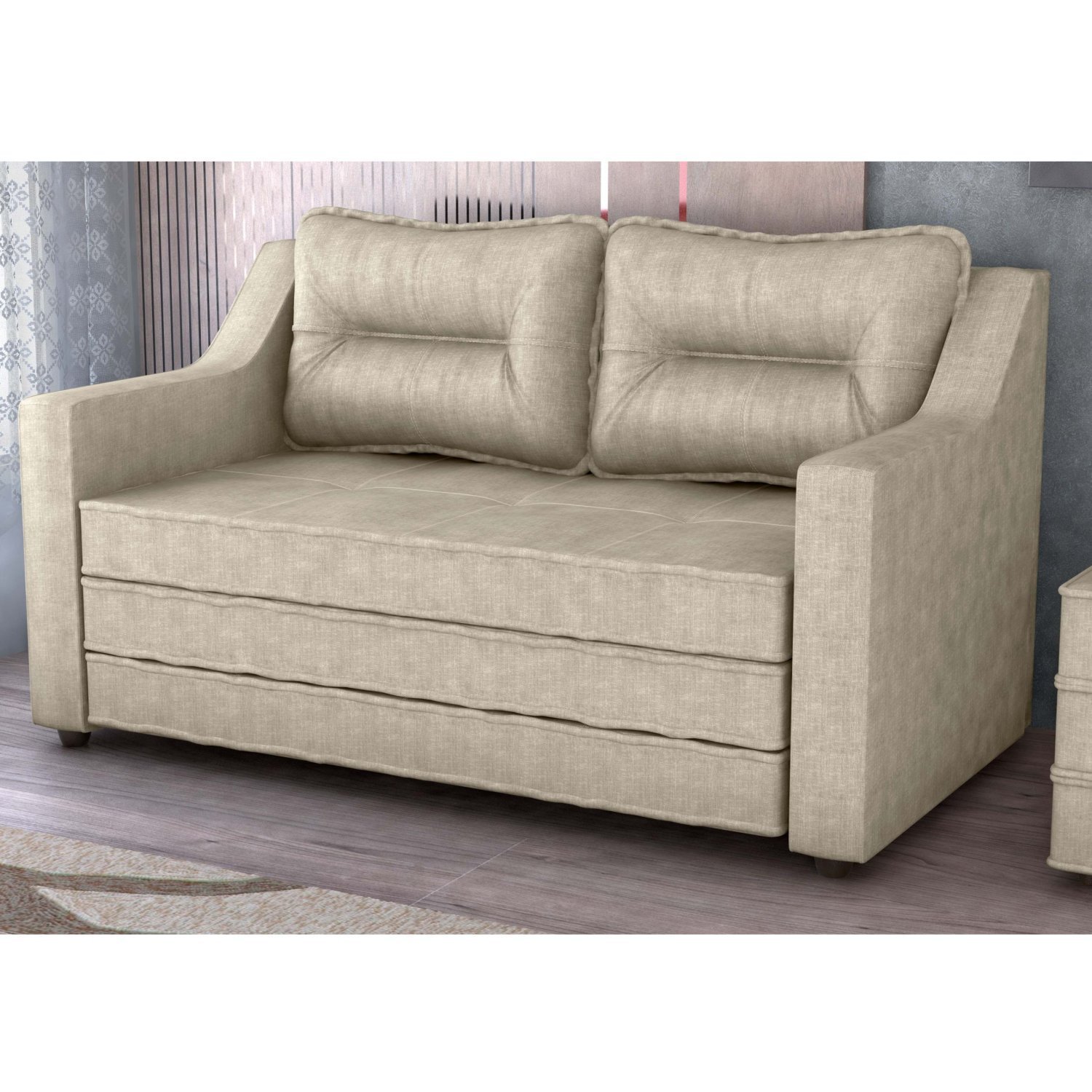 Sofá Cama 2 Lugares Camila Matrix | MadeiraMadeira