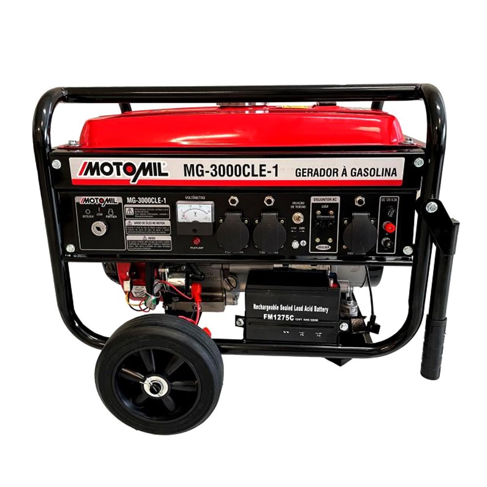 Gerador a Gasolina Mono Partida Elétrico Mg-3000cle-1 Bivolt 7cv 60hz ...