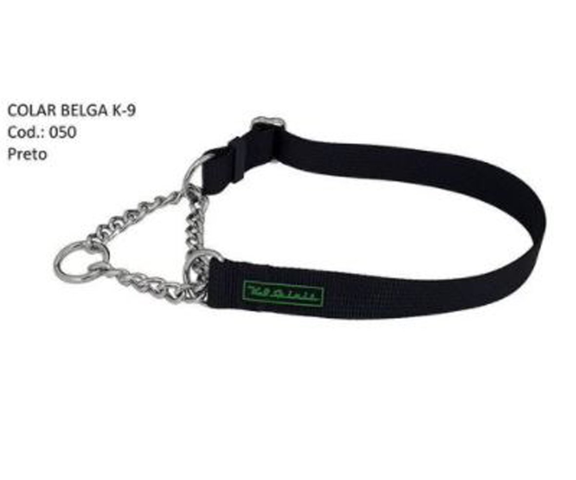 Colar Belga K-9 Spirit Para Cães (g) Preto | MadeiraMadeira