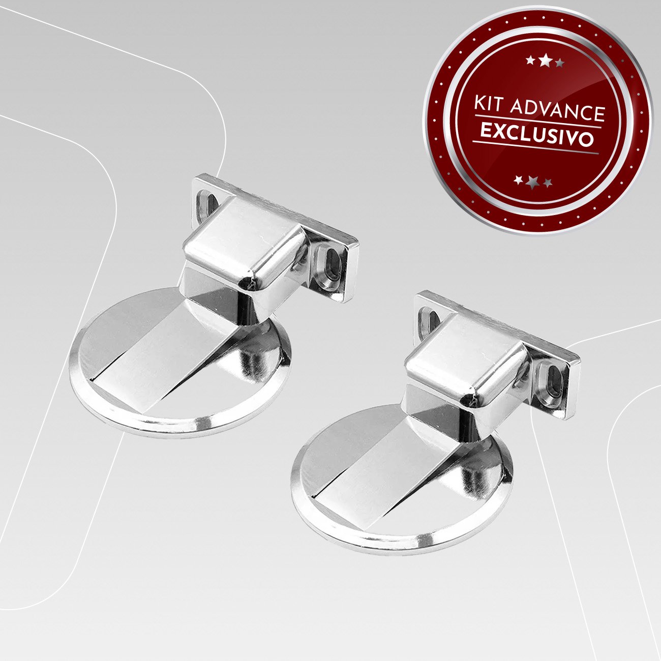 2 Unidades Prendedor de porta STOPPER Advance Milre | MadeiraMadeira