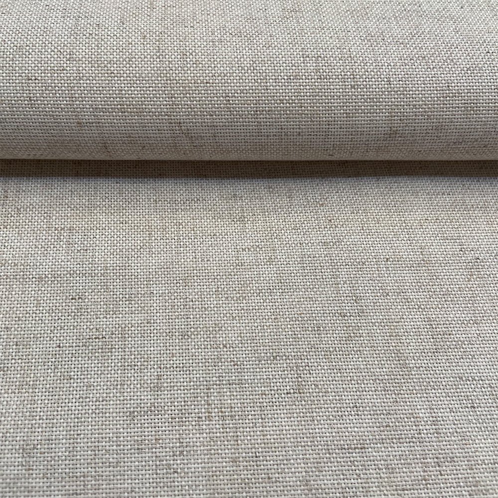 Tecido Linho Natural Cru - 3,00m de Largura | MadeiraMadeira