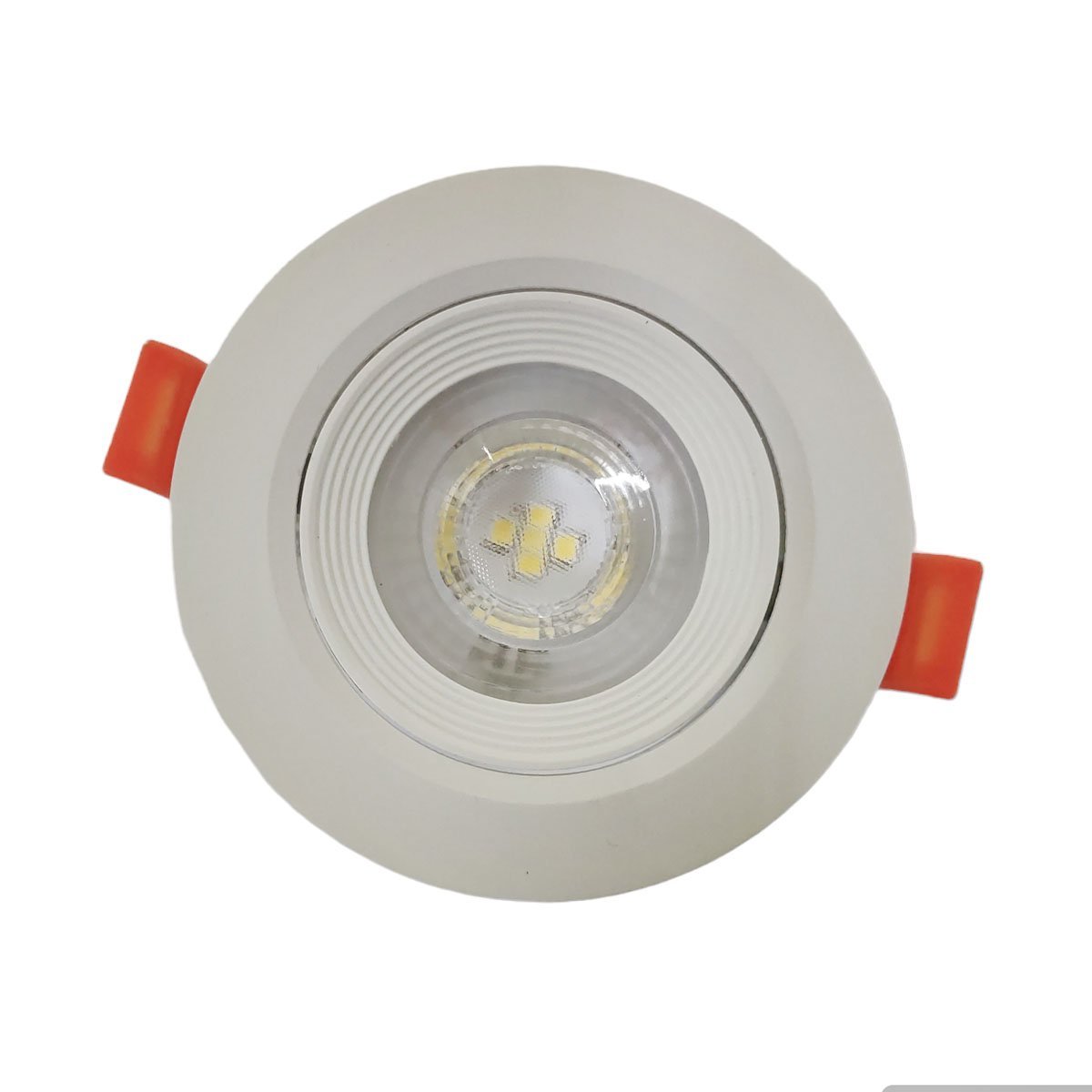 Lampada Spot Led 5w Embutir Redondo Kit 10 Uni Direcional 6400k Luz ...
