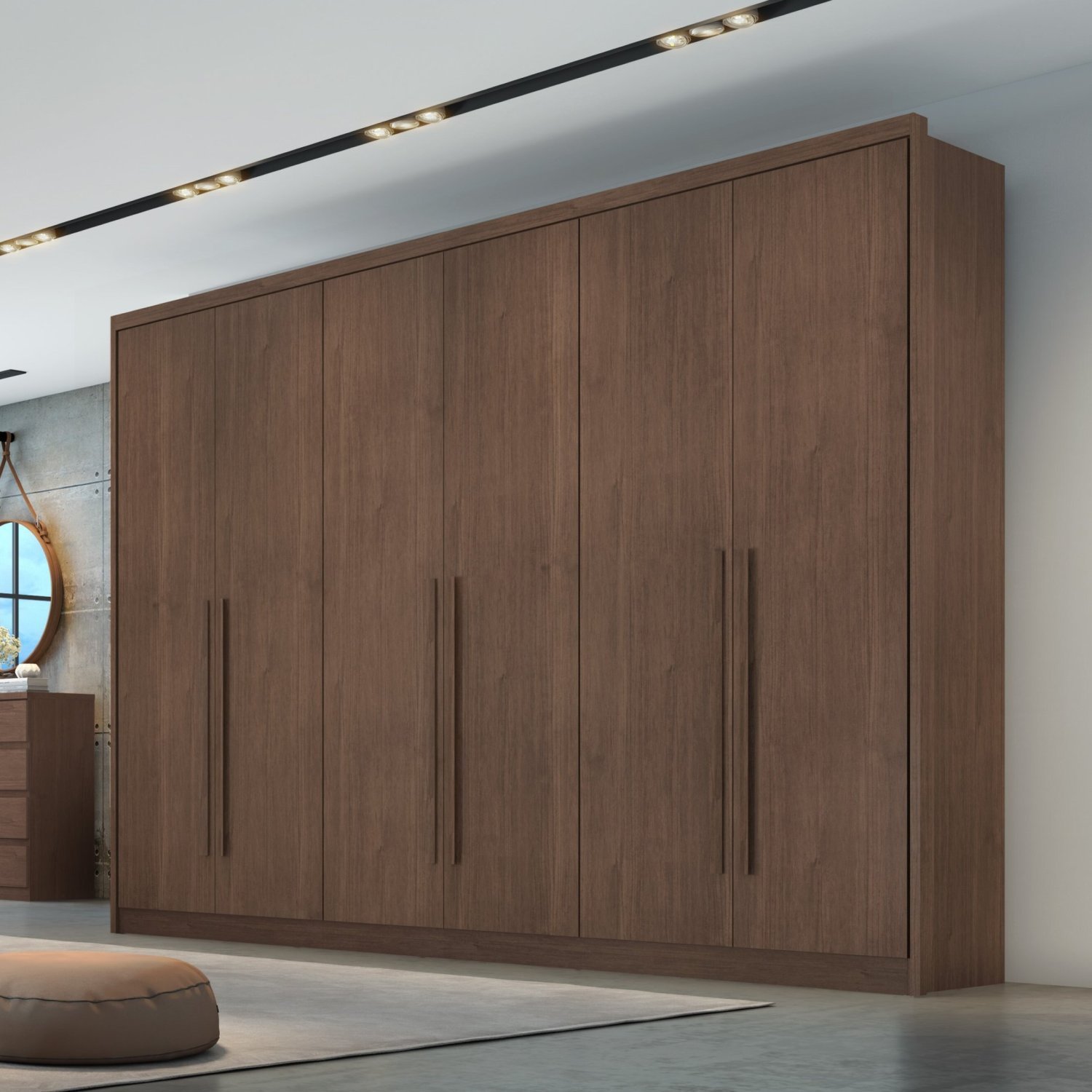 Guarda Roupa 6 Portas 6 Gavetas Reno Novo Horizonte | MadeiraMadeira