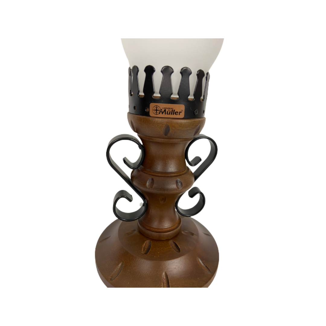 Abajur Rustico 600e Luminária Rústica Luminárias Müller | MadeiraMadeira