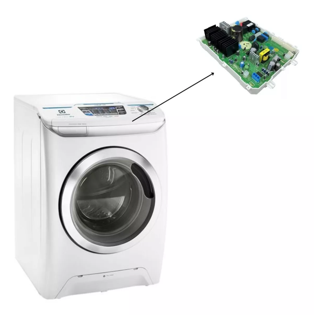 Placa Inversora Original Completa para Lava E Seca Electrolux LSI09 ...