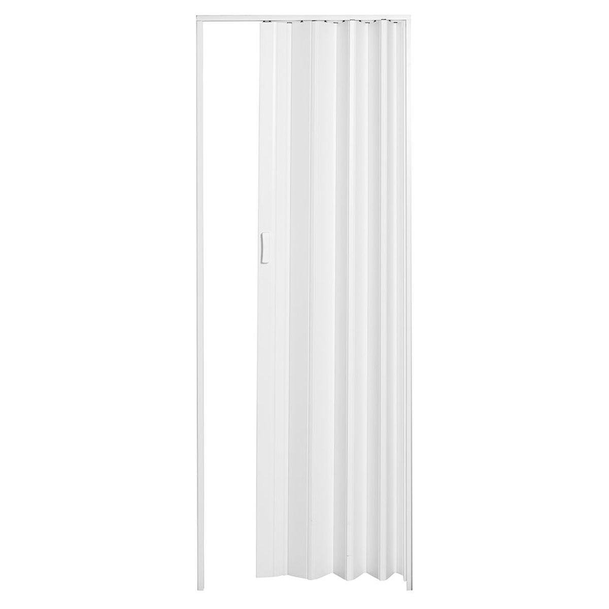 Porta Sanfonada PVC Branca Duda 62cm | MadeiraMadeira