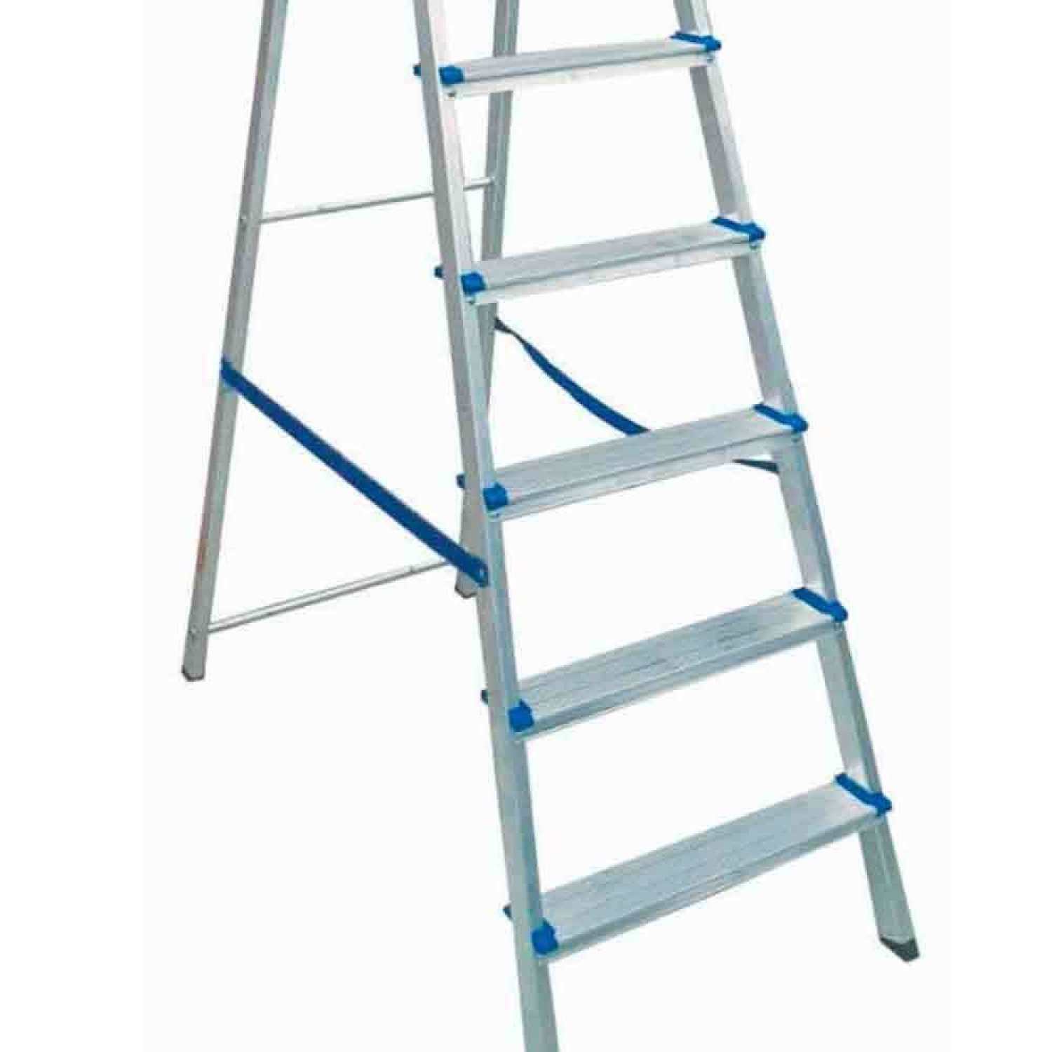 Escada Alumínio Doméstica 7 Degraus Real | MadeiraMadeira