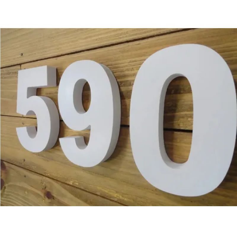 Número Residencial Em Abs 15cm 3d Caixa Alta nº 8 Lubian | MadeiraMadeira