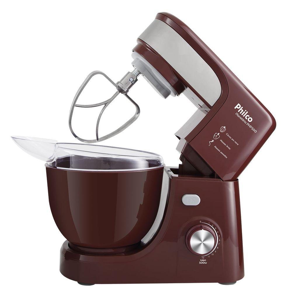 Batedeira Planetária Philco Php500 Turbo Wine 4l 700w 127v | MadeiraMadeira