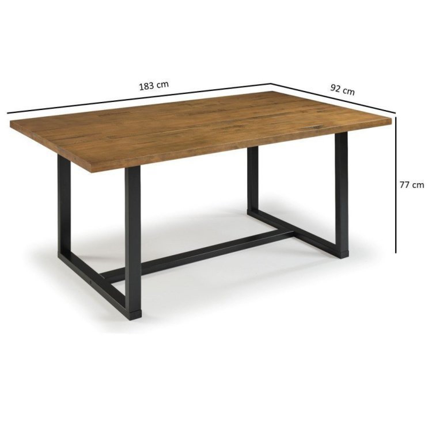 Conjunto Mesa Madeira Maciça com 6 Cadeiras Ediane Yescasa | MadeiraMadeira