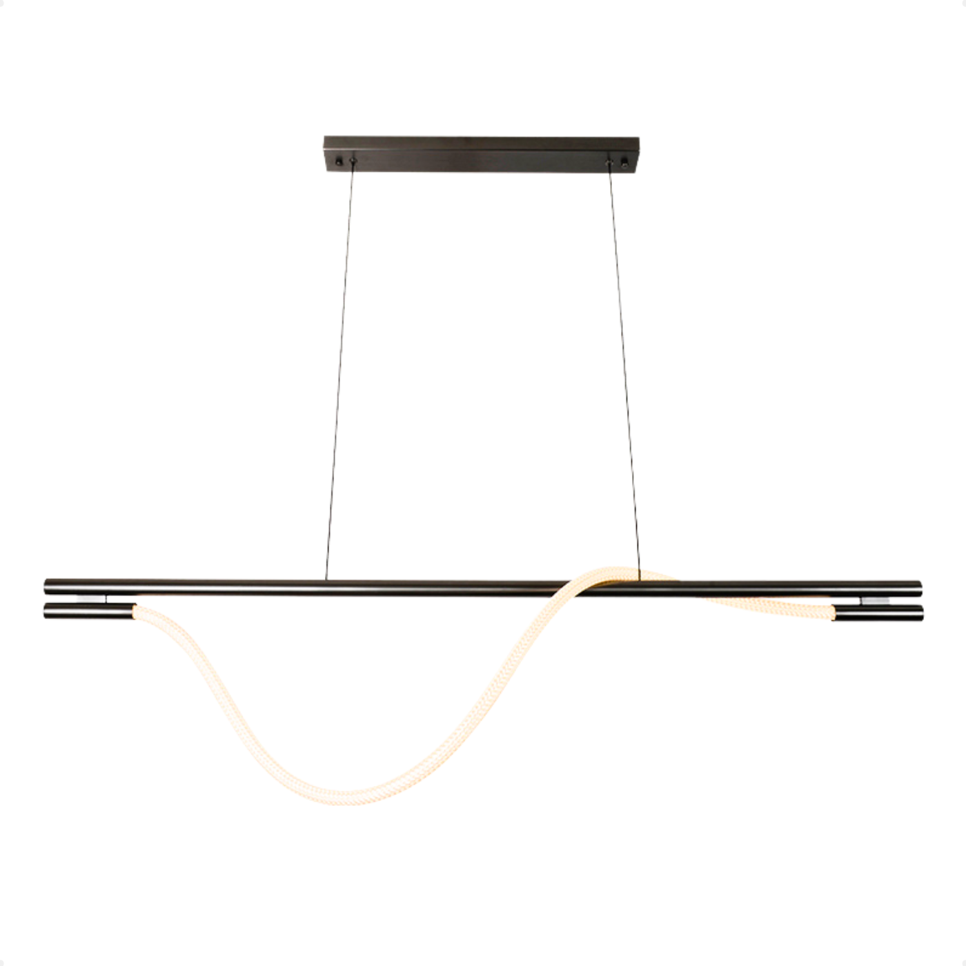 Pendente Led Moderno Taschibra Organic Tex Luz Quente 3000k Bivolt ...