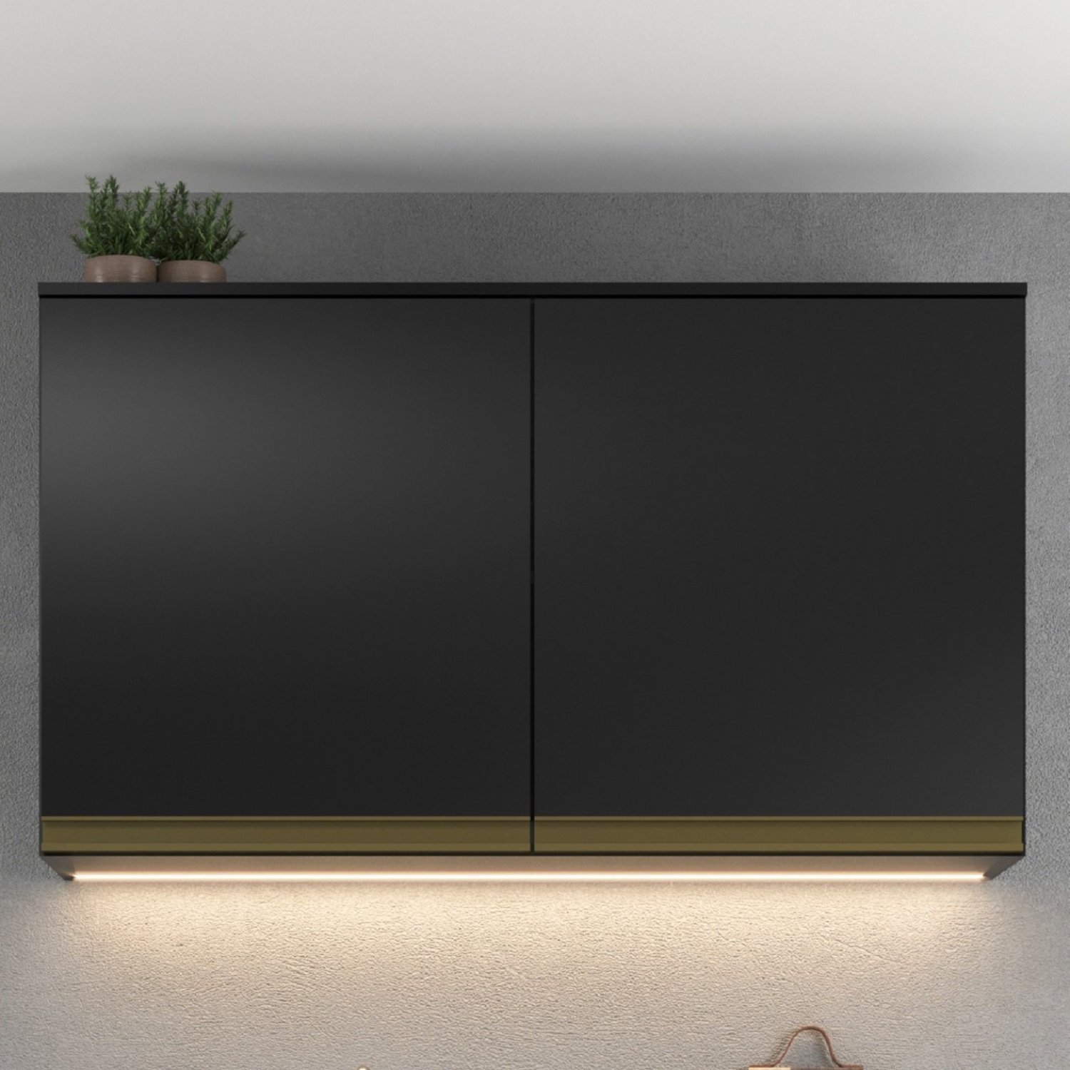 Armario Para Cozinha Aereo 2 Portas Cecilia | MadeiraMadeira