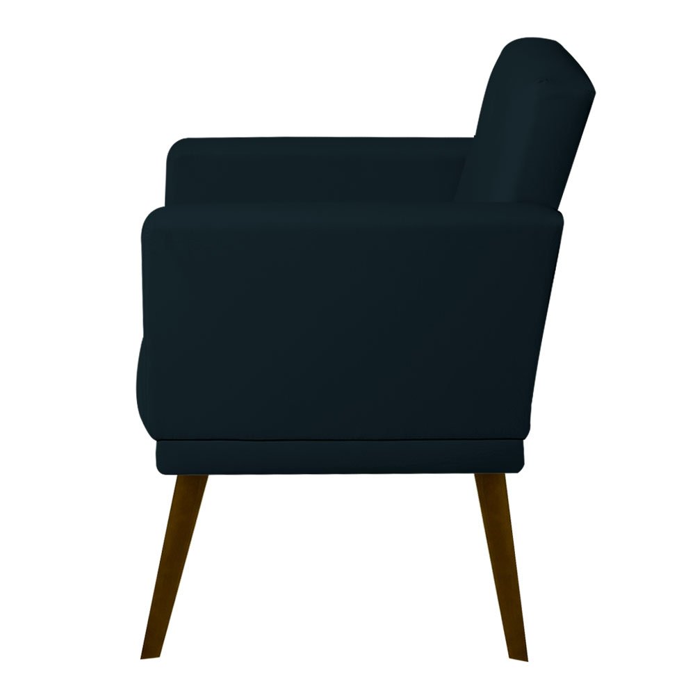 Kit 2 Poltronas Decorativa Recepção Sala Quarto Salão Cadeira de ...