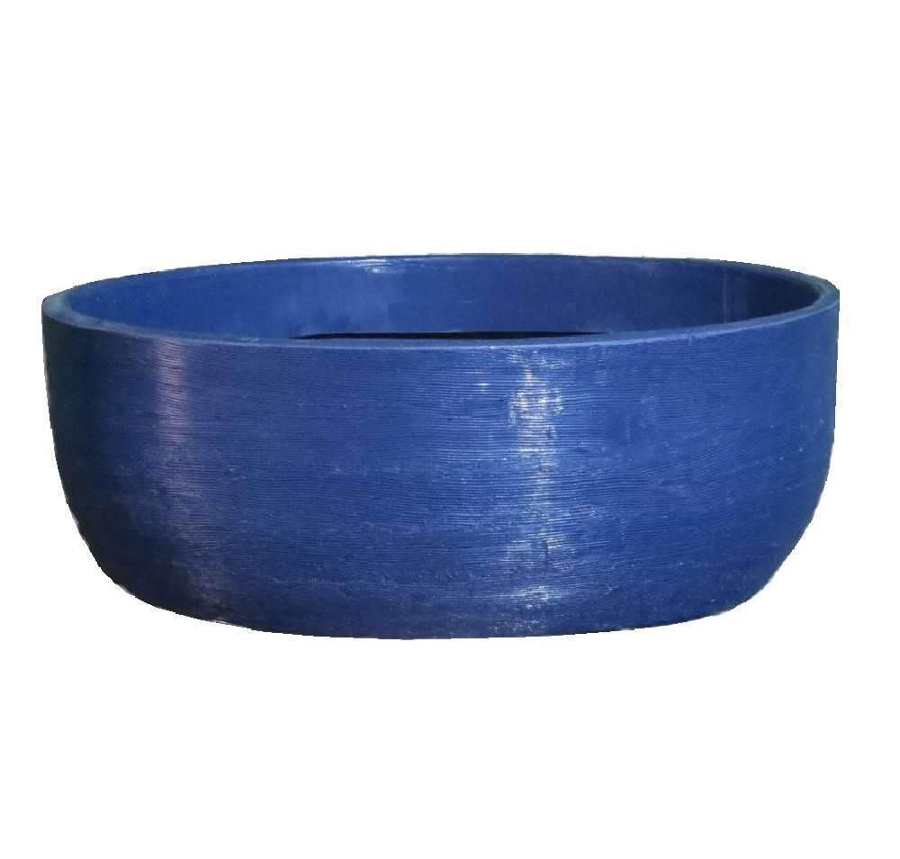 Vaso Planta 35x15 Bacia Cuia Polietileno - AZUL ESCURO 013 | MadeiraMadeira