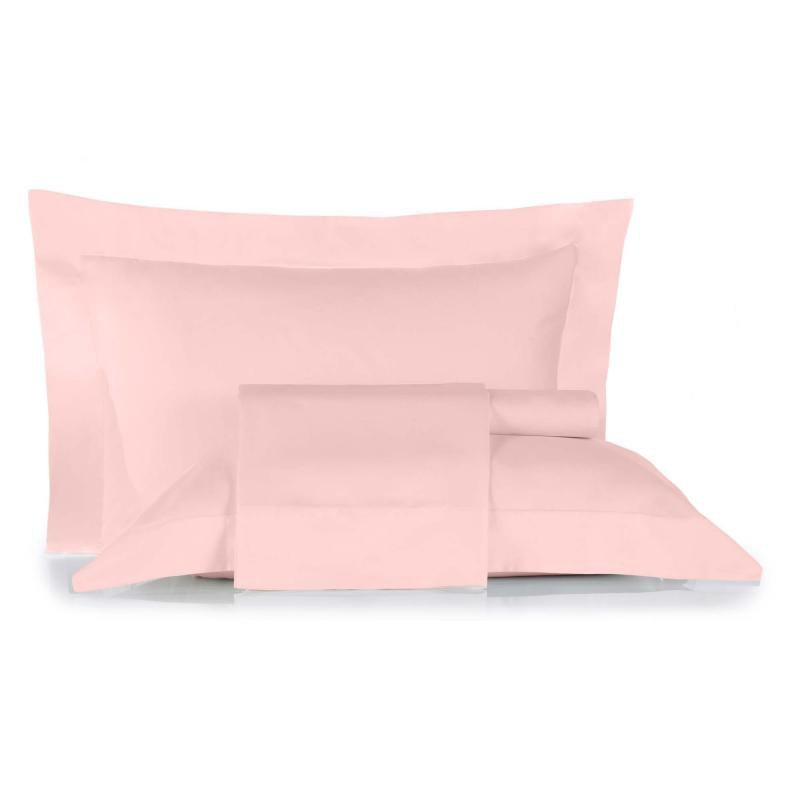 Jogo de Cama Queen Altenburg Algodão Lux 200 Fios 100% Algodão - Rosa ...