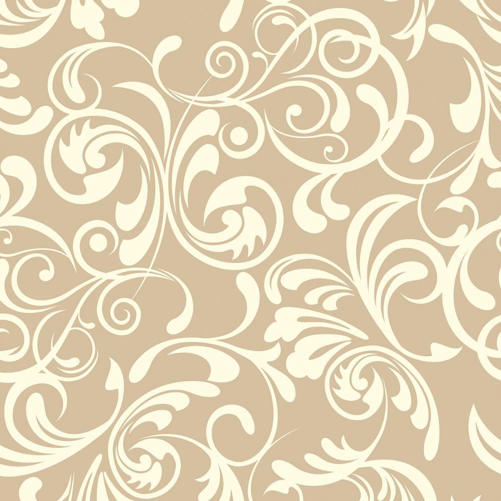 Papel de Parede Vintage Arabesco Bege 2,5mx57cm VINT176Y | MadeiraMadeira