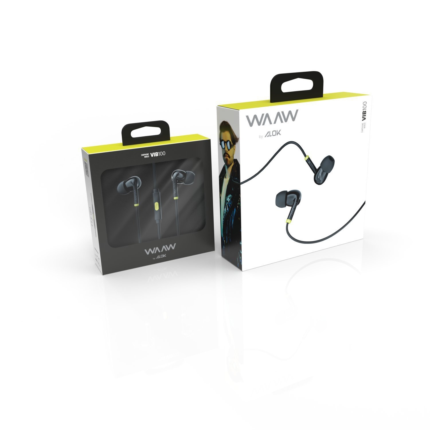 Fone de Ouvido Waaw by Alok VIB 100ew Intra Auricular com Microfone ...
