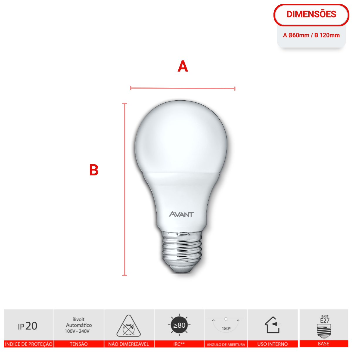 Kit 30 Lâmpadas Led 15w Bulbo E27 3000k Branco Quente | MadeiraMadeira