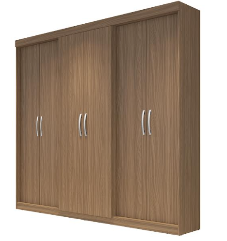 ROUPEIRO HERVAL PH 1675 - COR NOGUEIRA - SEM ESPELHO | MadeiraMadeira