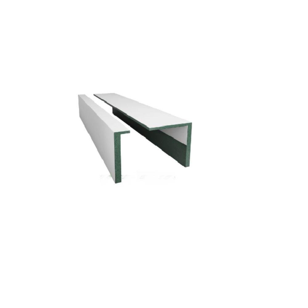 Alizar Mdf 07cm Branco Concrem | MadeiraMadeira