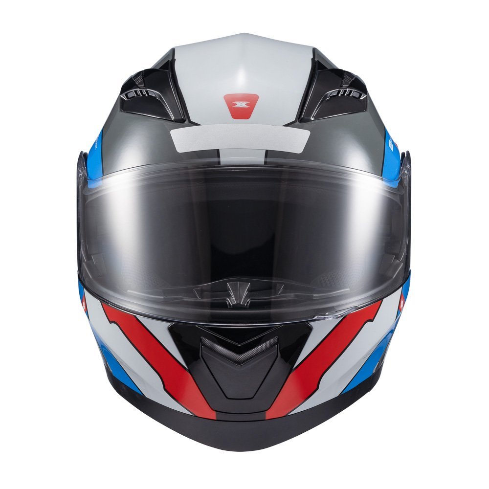 Capacete Texx Escamot Gladiator V3 Reisen Azul Verm Branc 56 ...