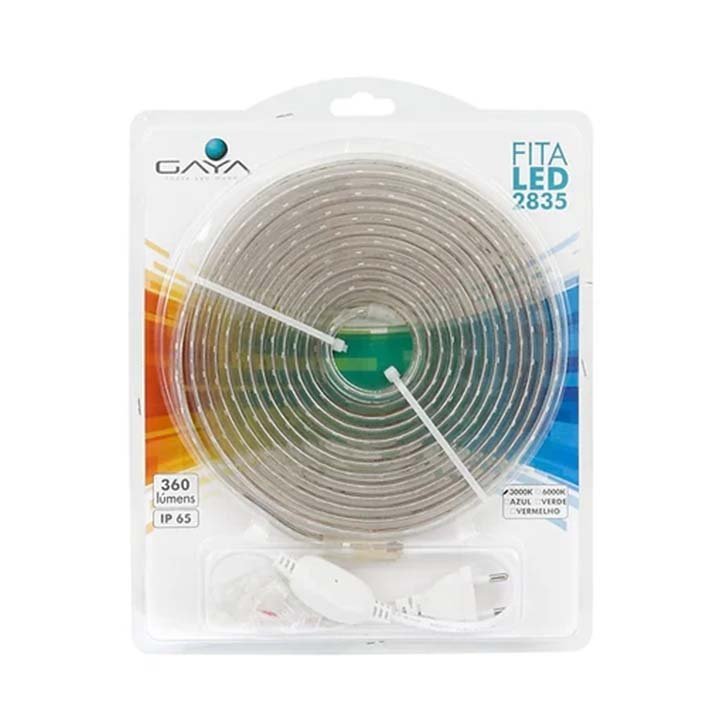 Kit Fita Led 2835 5 Metros Bivolt 6000K Gaya | MadeiraMadeira
