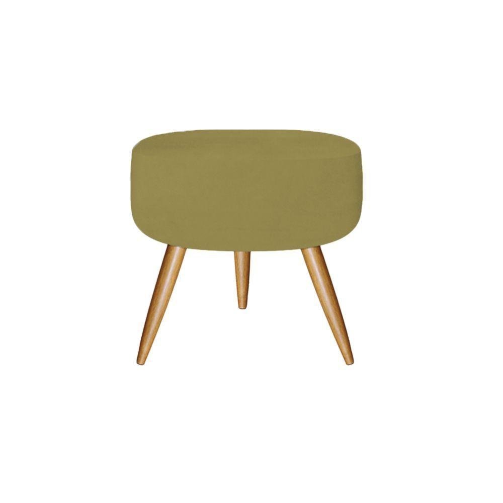 Puff Decorativo Painel Poly Veludo Capuccino | MadeiraMadeira