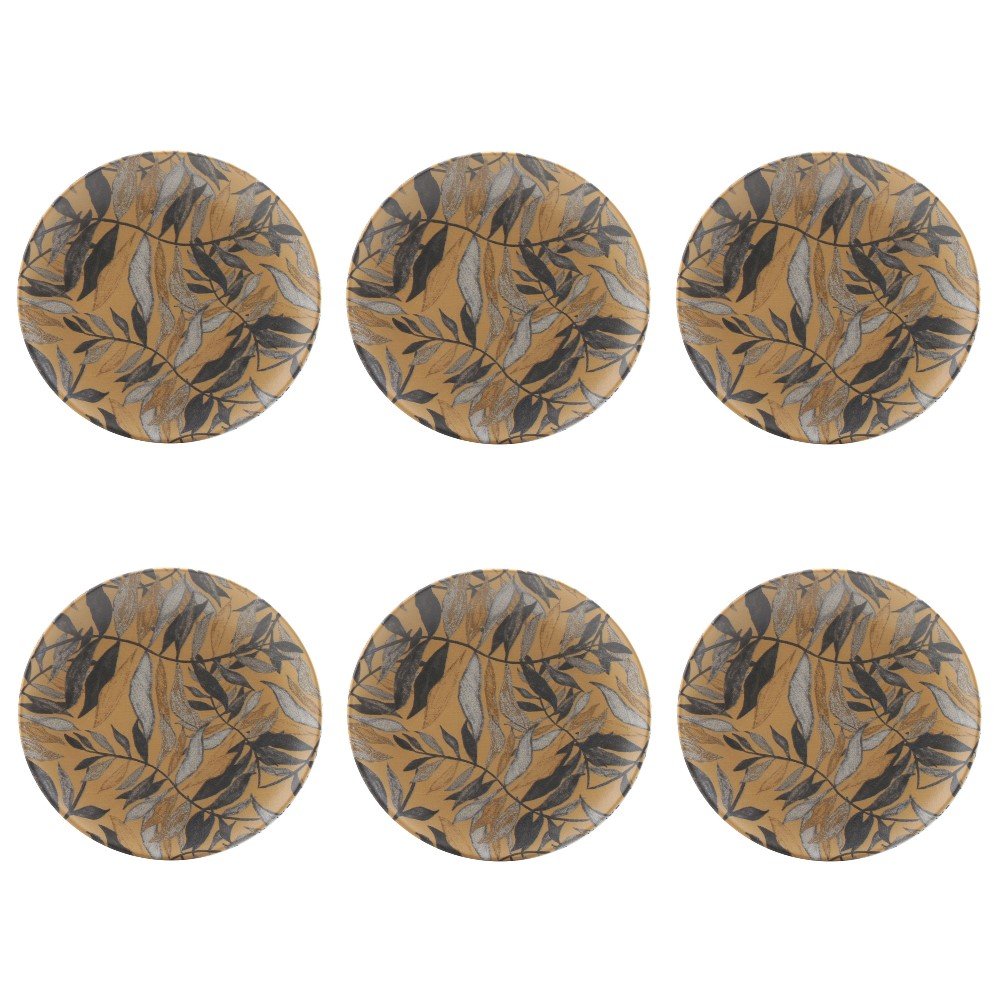 Conjunto de Pratos de Sobremesa 06 Peças Coup Amarilla Porto Brasil ...