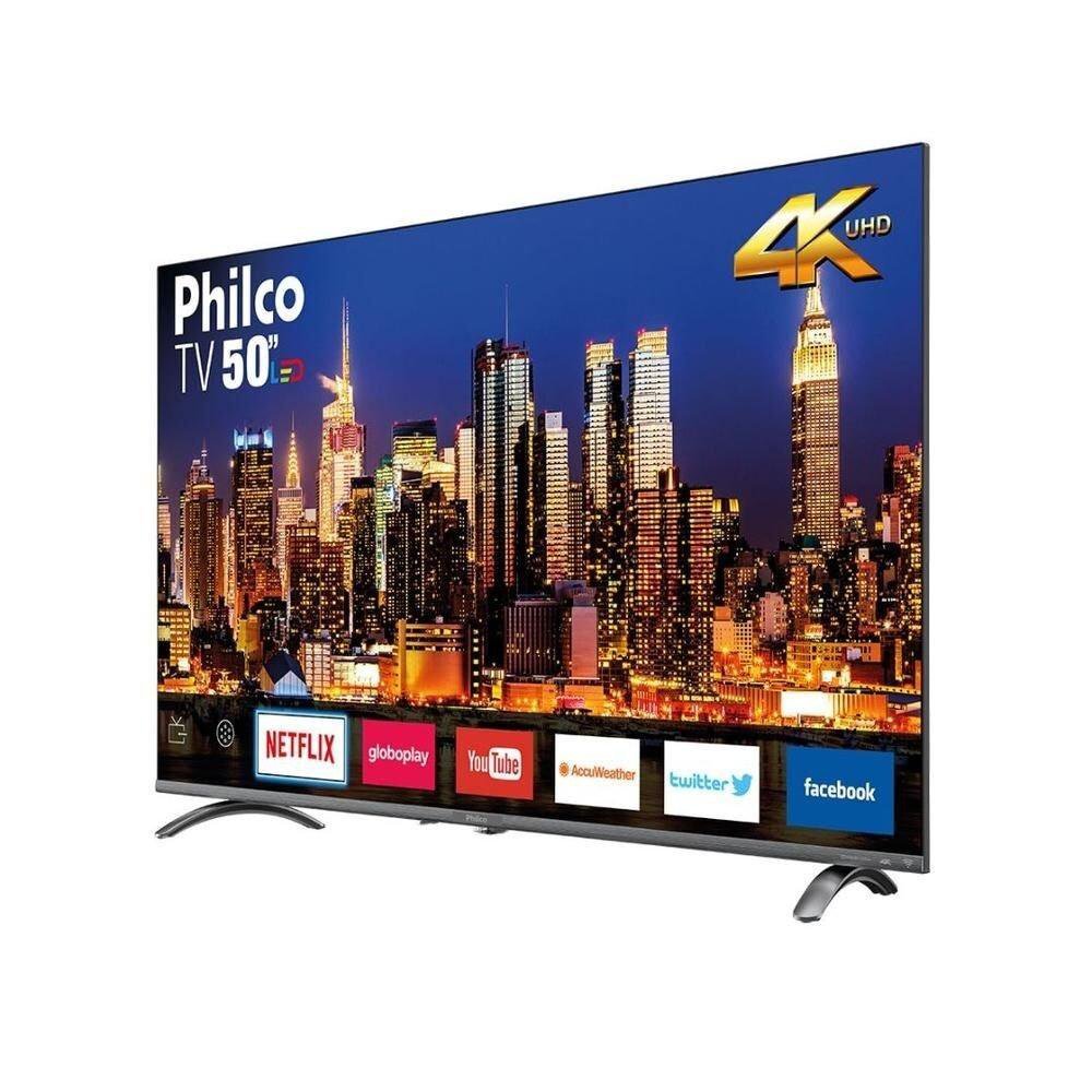 Smart TV Philco 50" LED Ultra HD 4K PTV50Q20SNBL | MadeiraMadeira