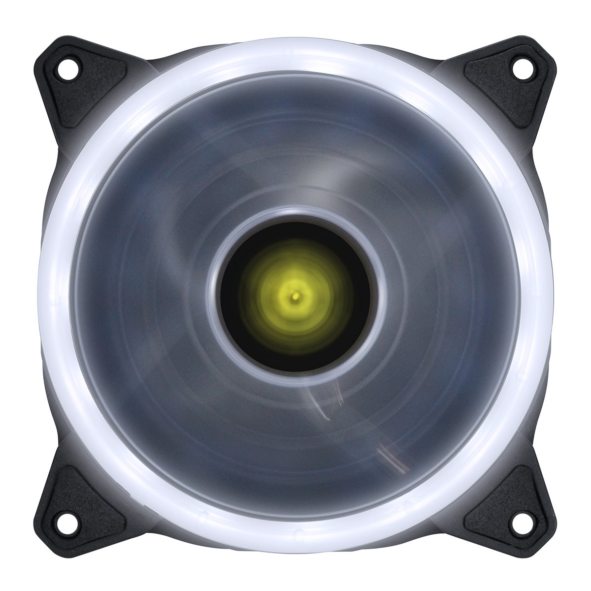 Fan/cooler Gamer P/Gab. V.ring Anel Led 120x120mm Branco | MadeiraMadeira