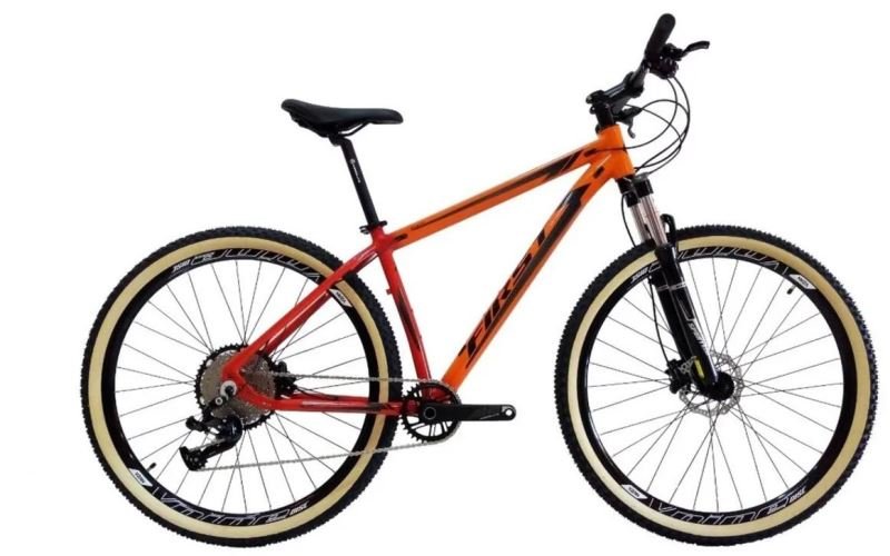 Bicicleta First Smitt Aro 29 12vel Freio A Disco Hidráulico:Laranja/17. ...