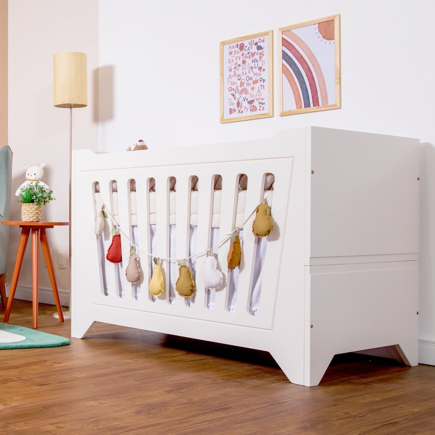 Berço 2 em 1 Mini Cama em MDF Nest Espresso Móveis | MadeiraMadeira