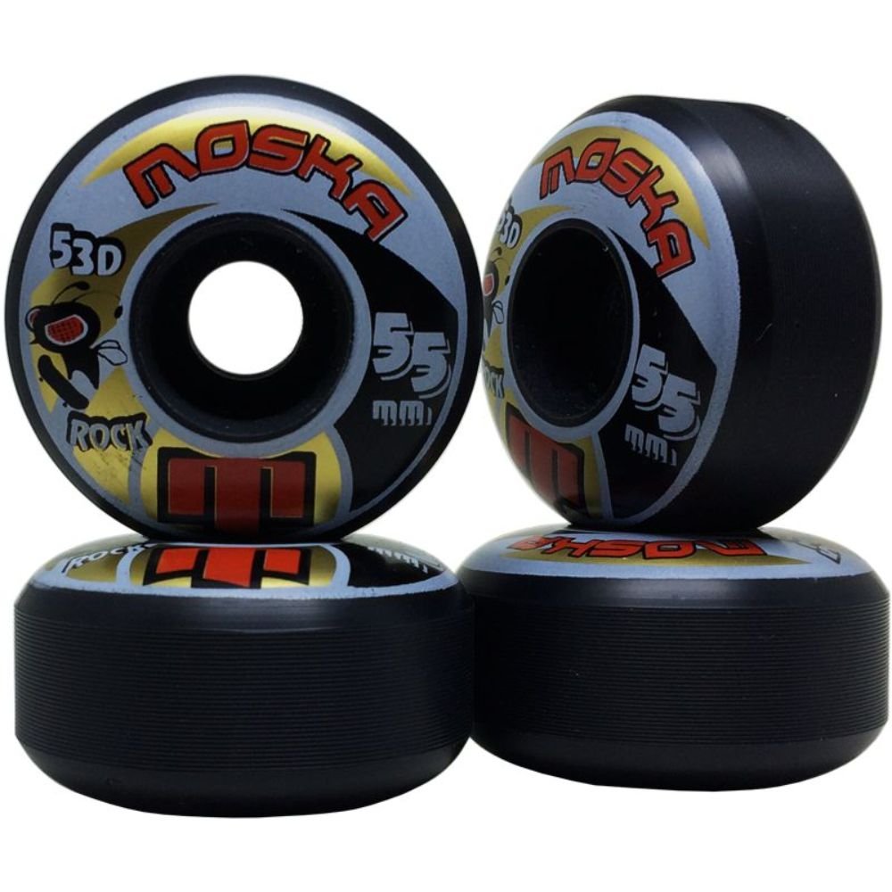 Roda Moska 55mm Rock Black | MadeiraMadeira