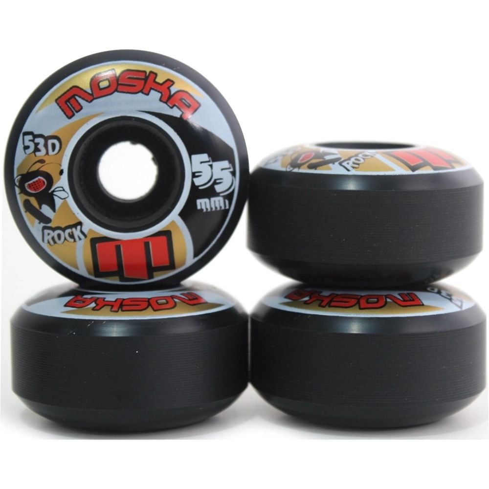 Roda Moska 55mm Rock Black | MadeiraMadeira
