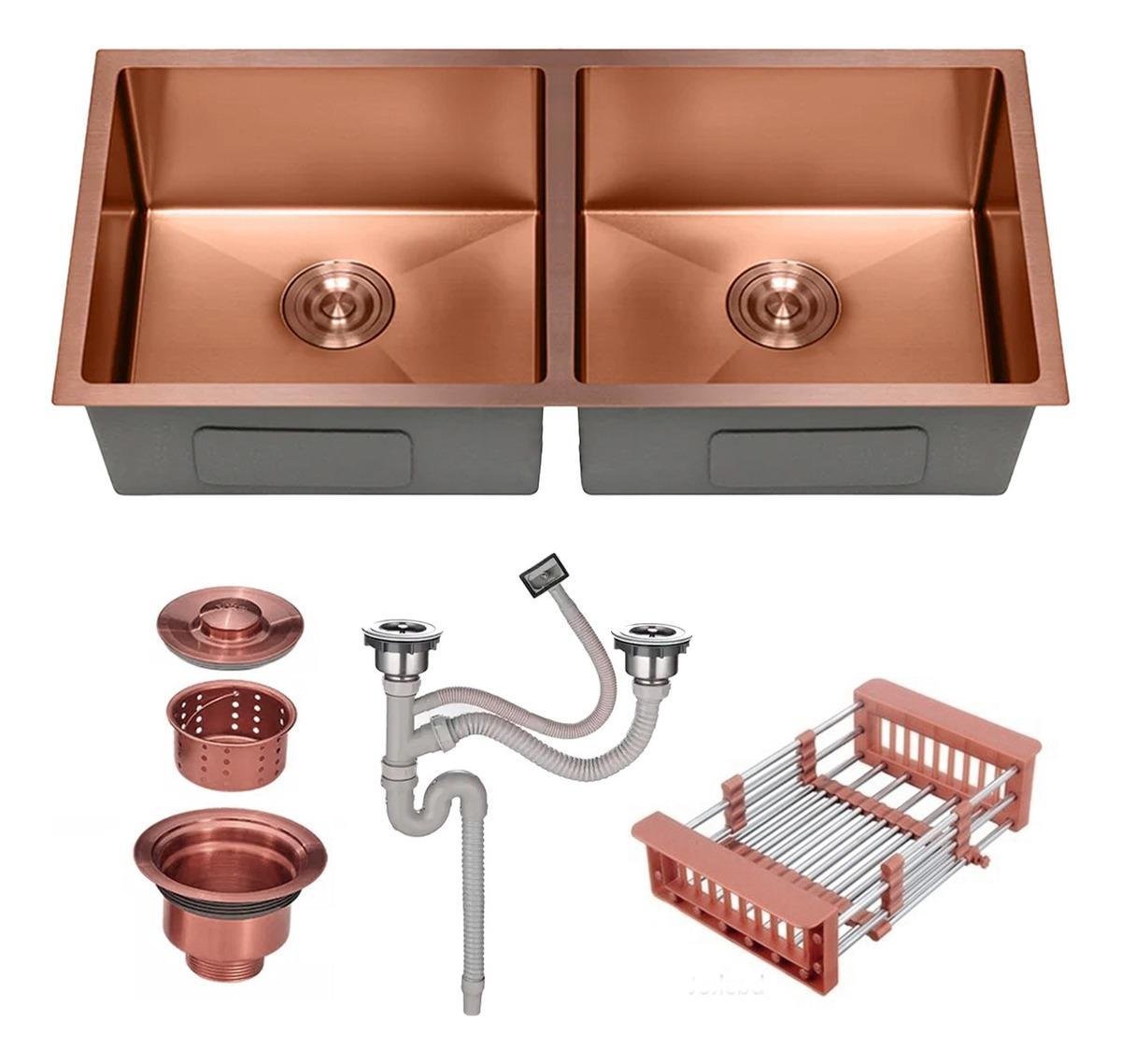 Cuba Dupla Quadrada Gourmet Revomax - Aço Inox 304 | MadeiraMadeira