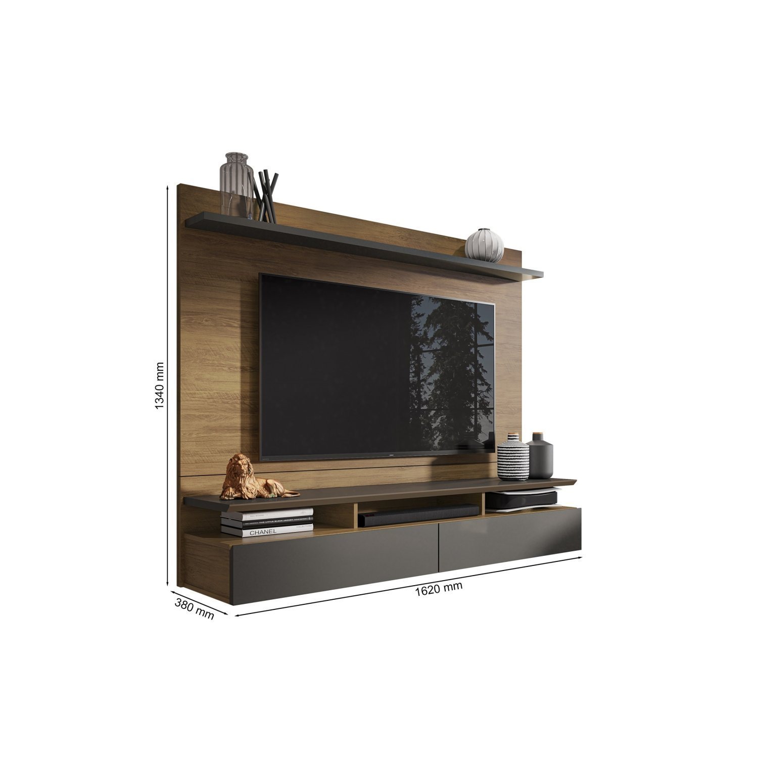 Painel para TV até 55 Polegadas Noruega | MadeiraMadeira