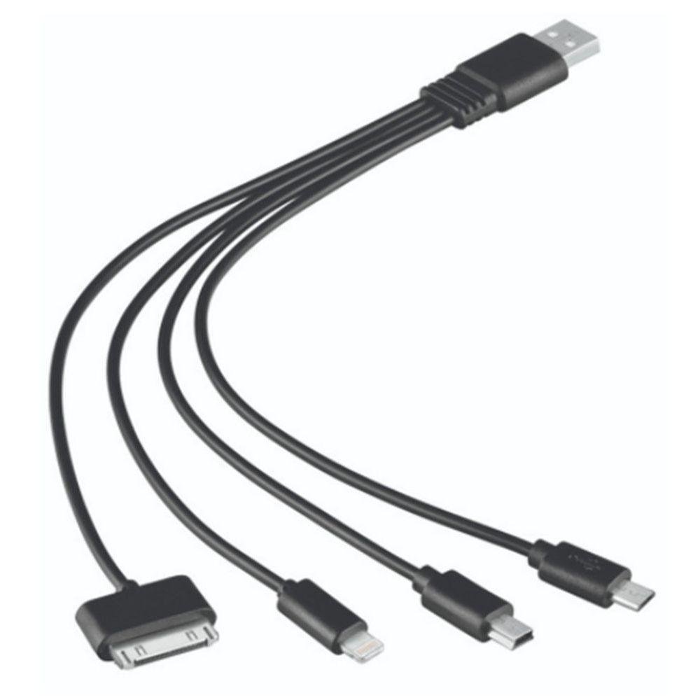 Cabo Usb A-macho 4 em 1 Type C Lightning - Micro Usb Barato ...