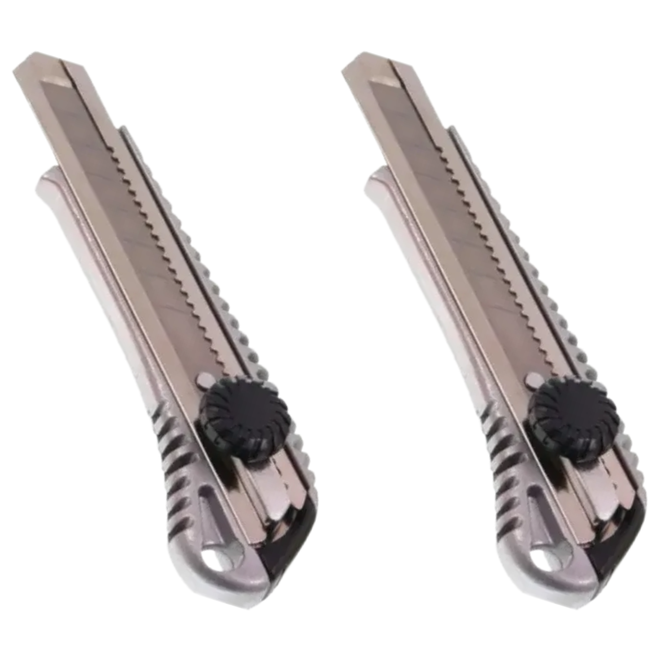 Kit 2 Estilete Metálico Reforçado Profissional 18mm | MadeiraMadeira