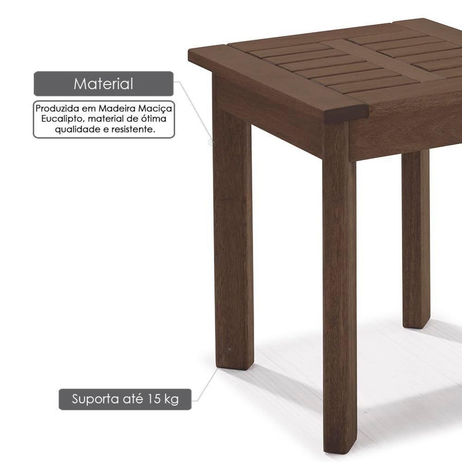 Mesa Retangular Ripada Primavera 250cm Eucalipto Casatema | MadeiraMadeira