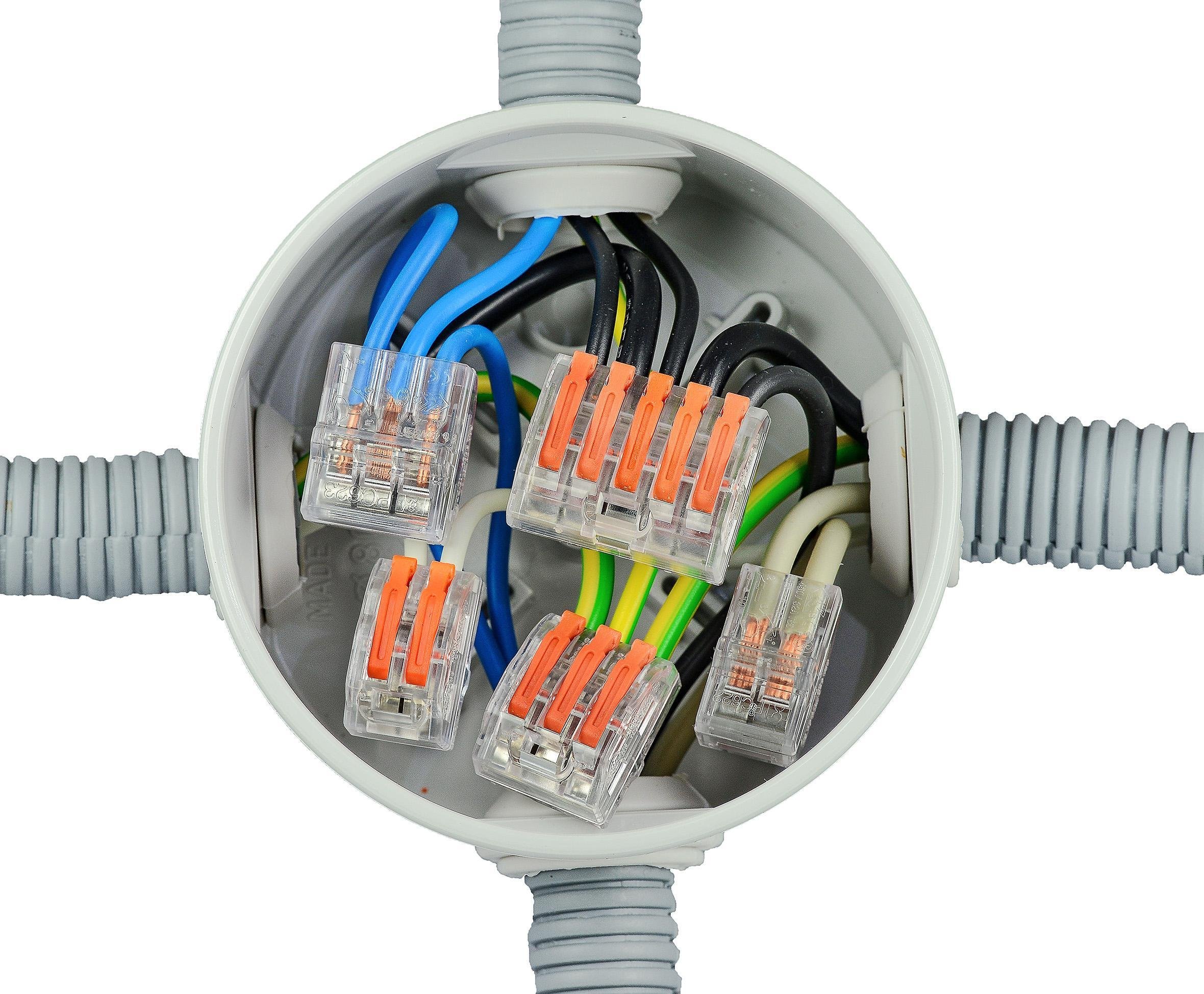 Kit 500 Conectores Tipo Wago Com 3 Alavancas | MadeiraMadeira