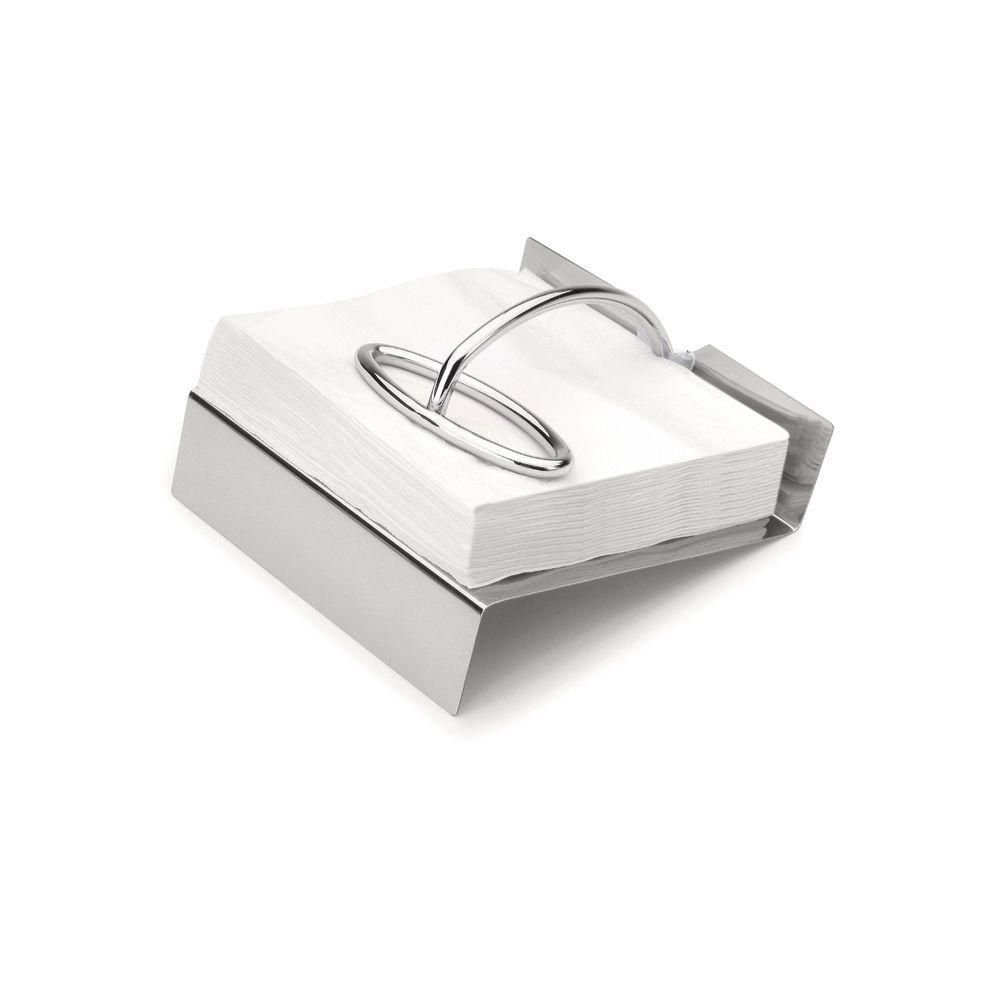 Porta Guardanapo Gloss Medio Forma Inox 802588 | MadeiraMadeira