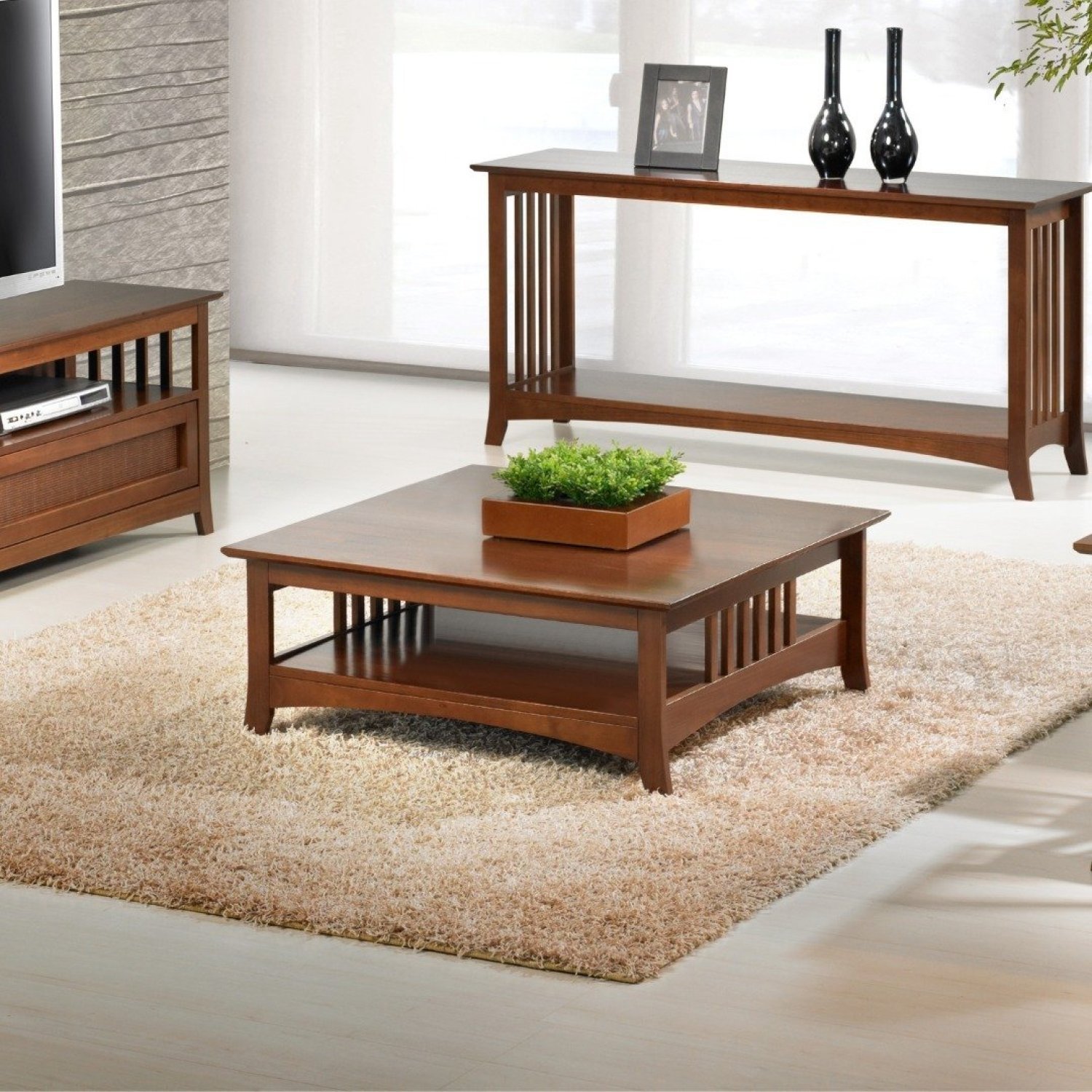 Mesa de Centro Quadrada Emily | MadeiraMadeira