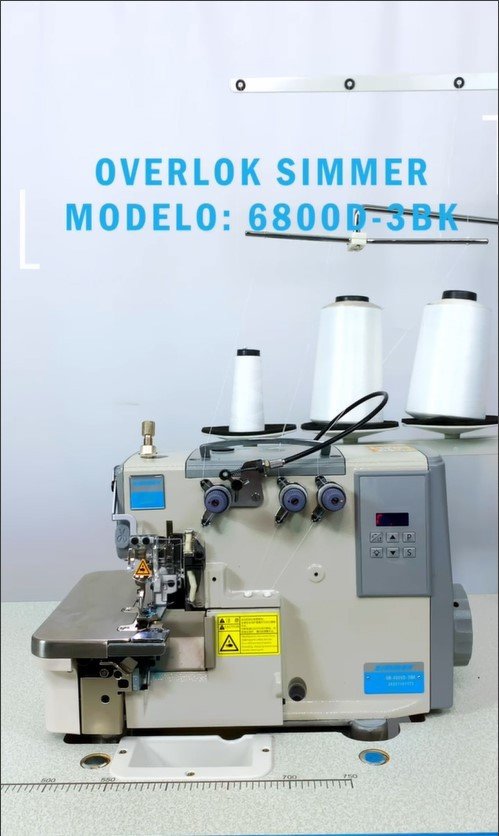 Overlock 4 Fios Bk, Alta Velocidade,7000rpm,220v-simmer | MadeiraMadeira