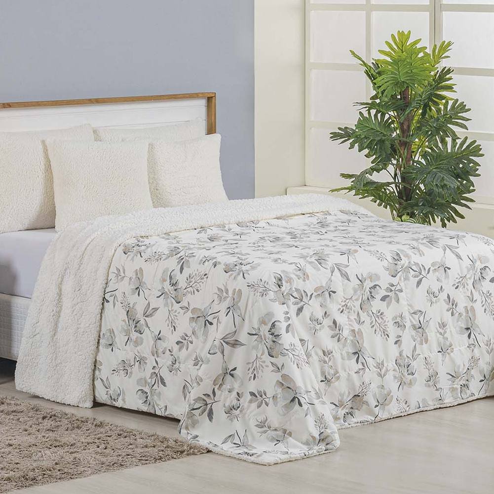 Cobertor Solteiro Top Line Estampado Hipercal/sherpa 1 Peça - Capri ...