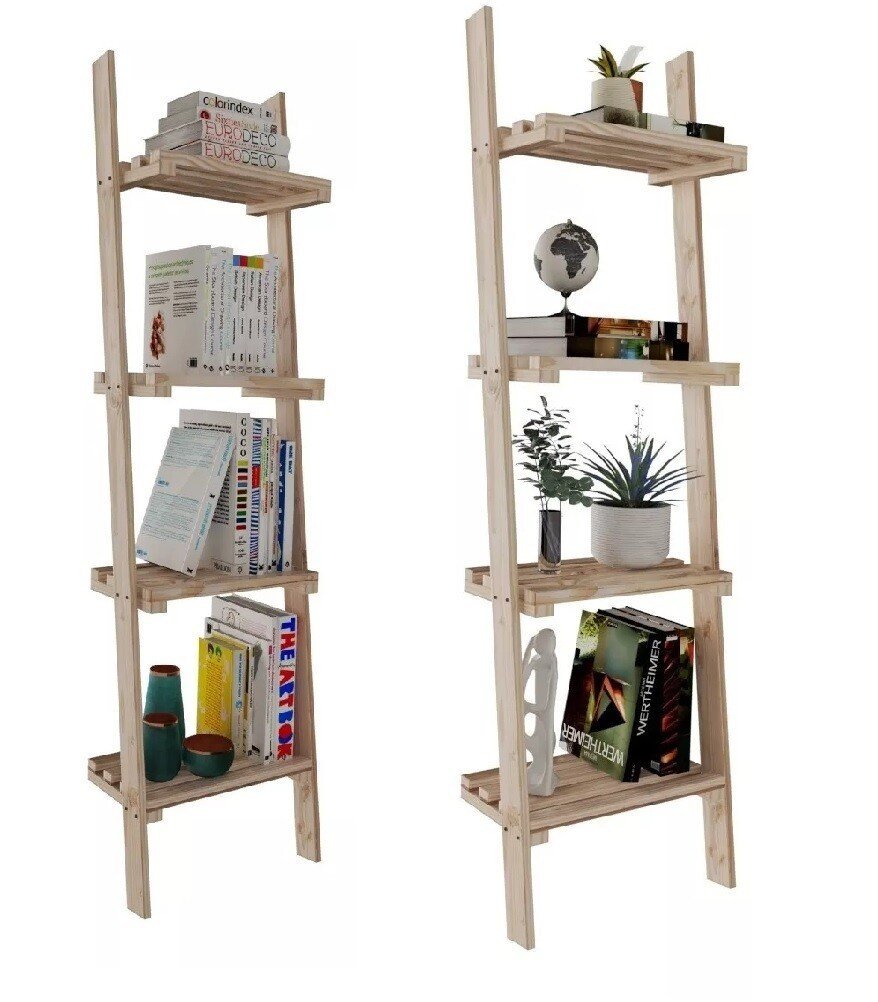 Kit 2 Estantes Minimalista Organizar Kit 2 Estantes 132x50cm Reforçada ...