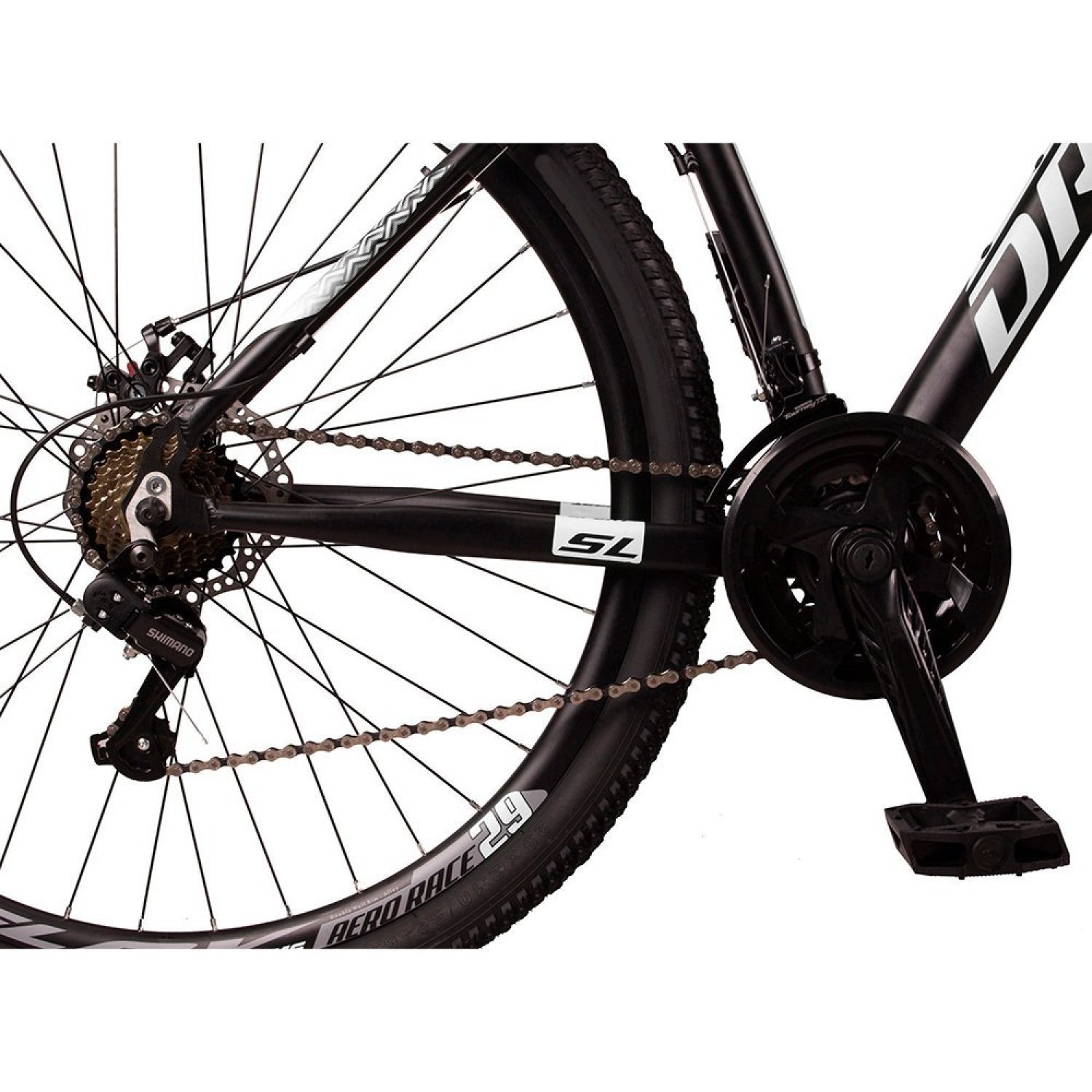 Bicicleta Aro 29 SL Sport 21V Câmbios Shimano Freio a Disco e Suspensão Dropp | MadeiraMadeira