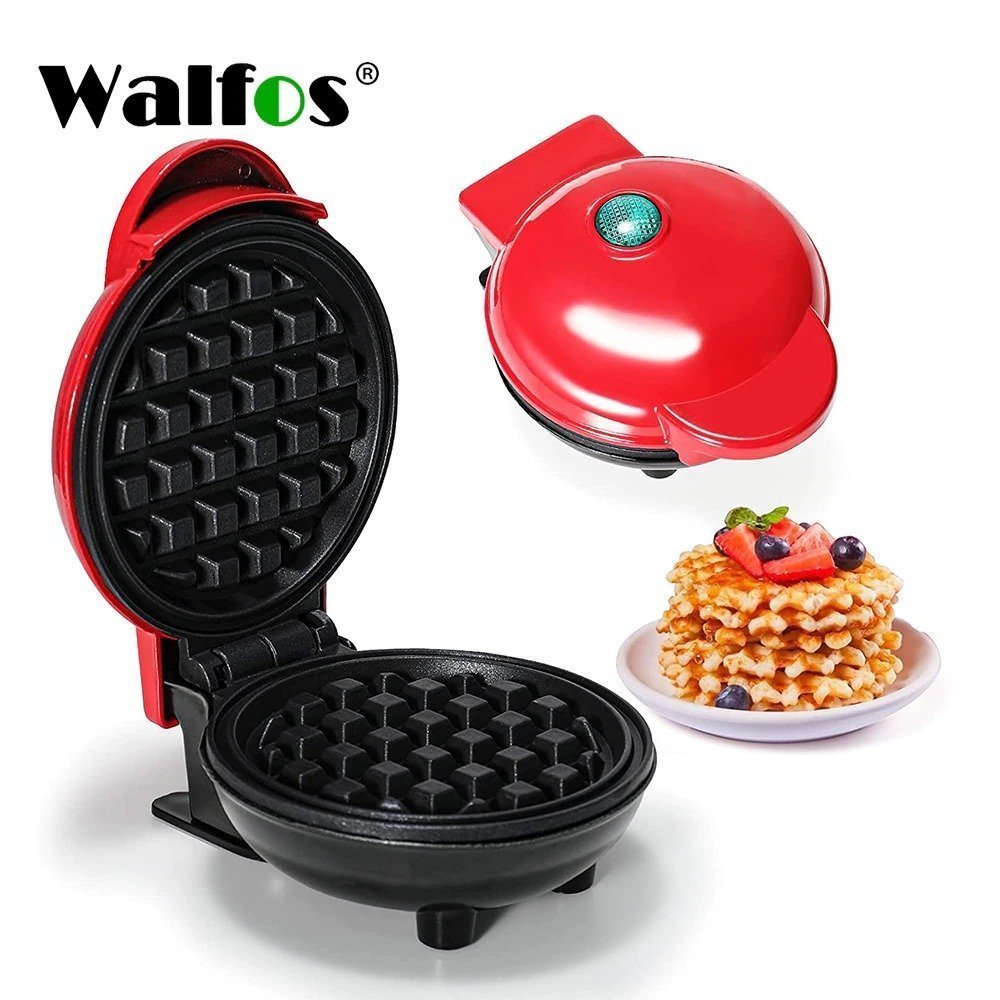 Mini Máquina Elétrica Waffles WALFOS, Máquina De Ovo, Bolo, Café Da Manhã E Acessórios ...